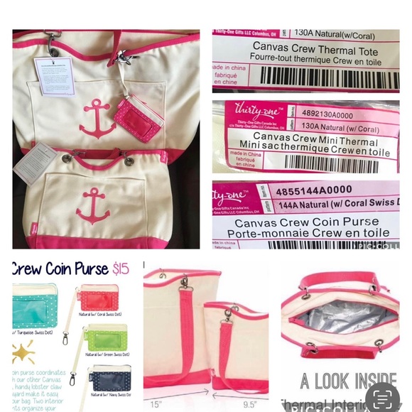 thirty-one | Bags | Thirtyone Canvas Crew Thermal Bundle | Poshmark